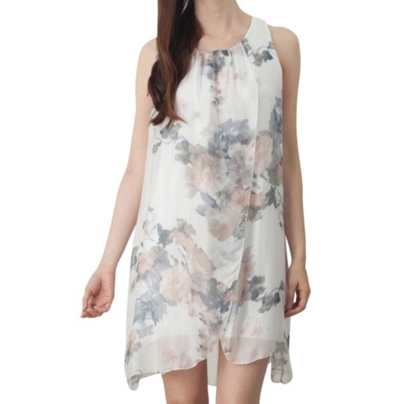 M Made In Italy | Dresses | Nwt Made In Italy 0 Silk Floral Sleeveless ...